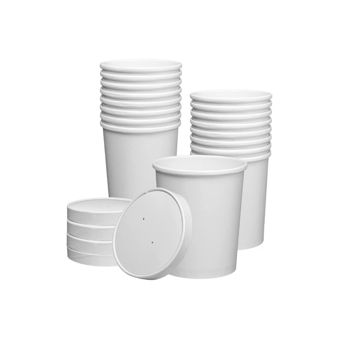 Plain Paper Containers with Lid – Harshdruv – Prro Packaging